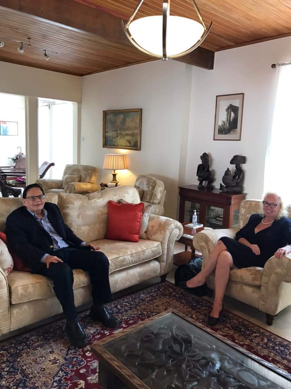 Guyana’s EITI head visits British High Commissioner - EITI